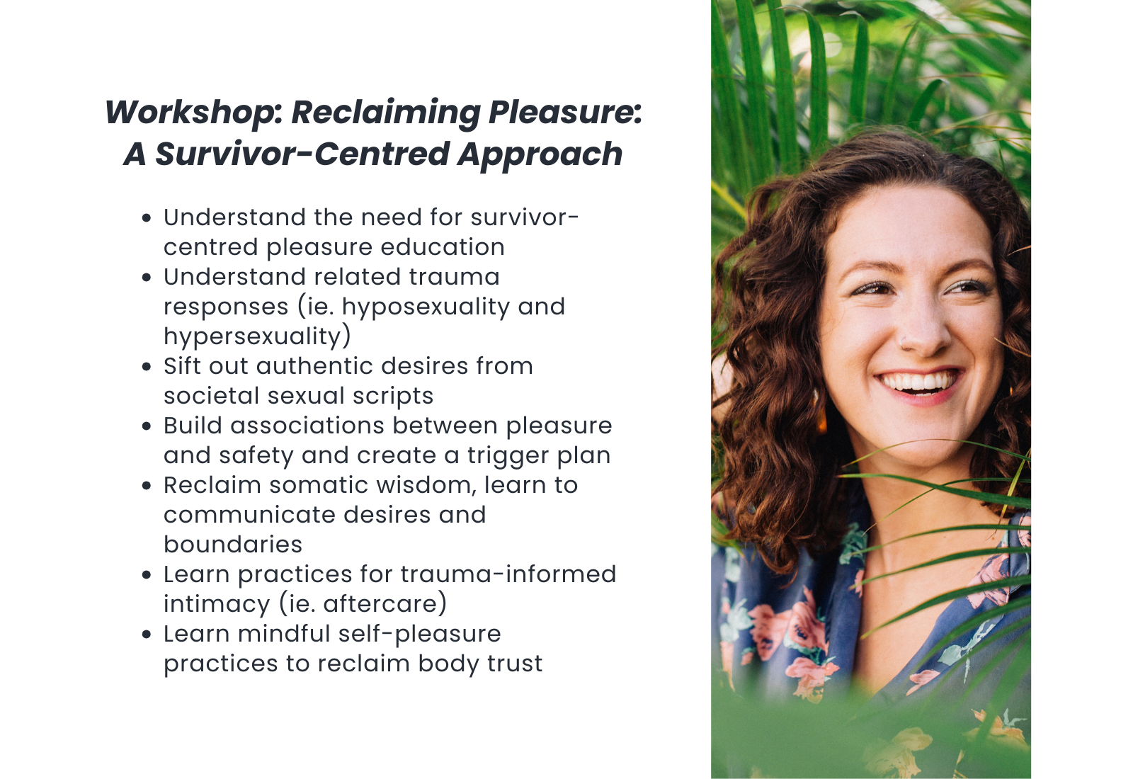 Speaking — Marlee Liss