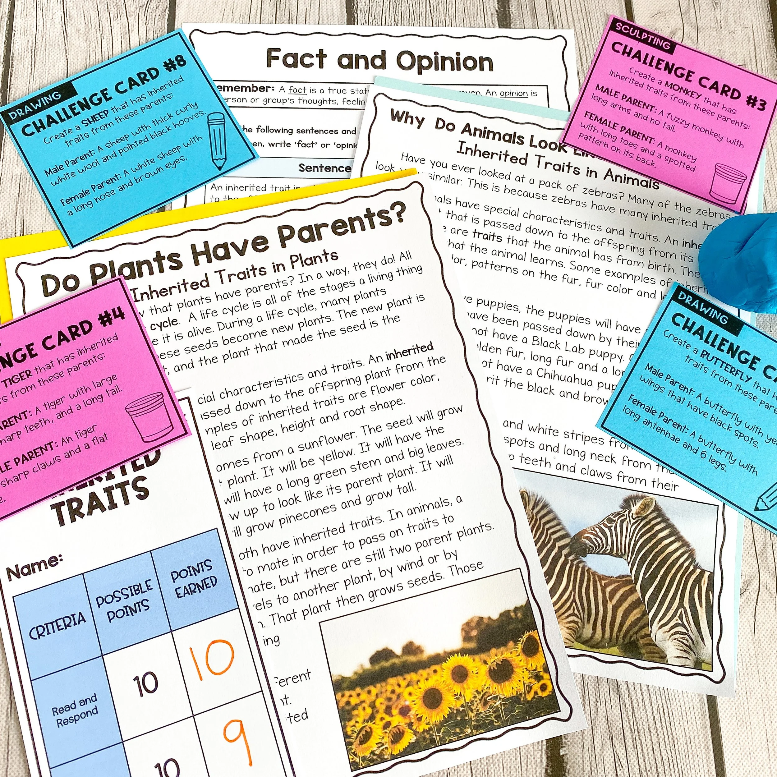Inherited Traits and Heredity - 3rd Grade Science — Poet Prints Teaching