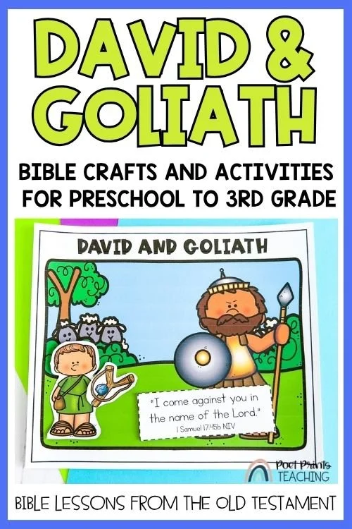 David and Goliath - Bible Stories for Kids — Poet Prints Teaching