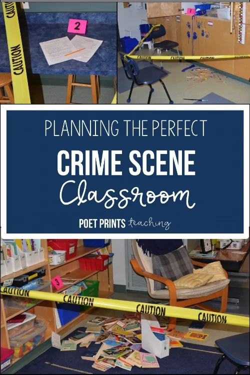 Inferencing Activity: Crime Scene Classroom — Poet Prints Teaching