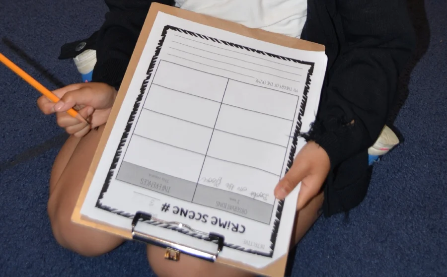 Inferencing Activity: Crime Scene Classroom — Poet Prints Teaching