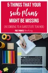 5 Things Missing From Your Sub Plans — Poet Prints Teaching