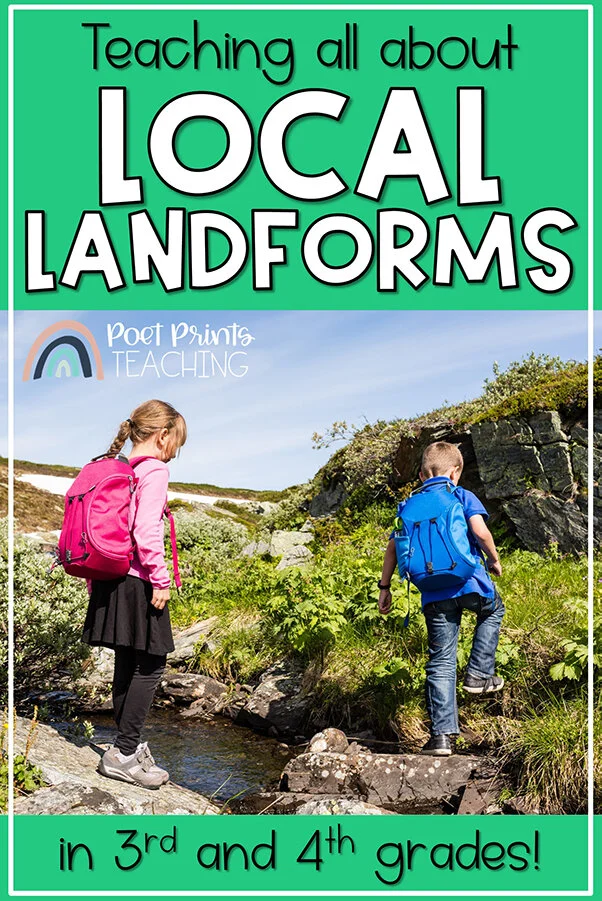 Teaching Local Landforms — Poet Prints Teaching