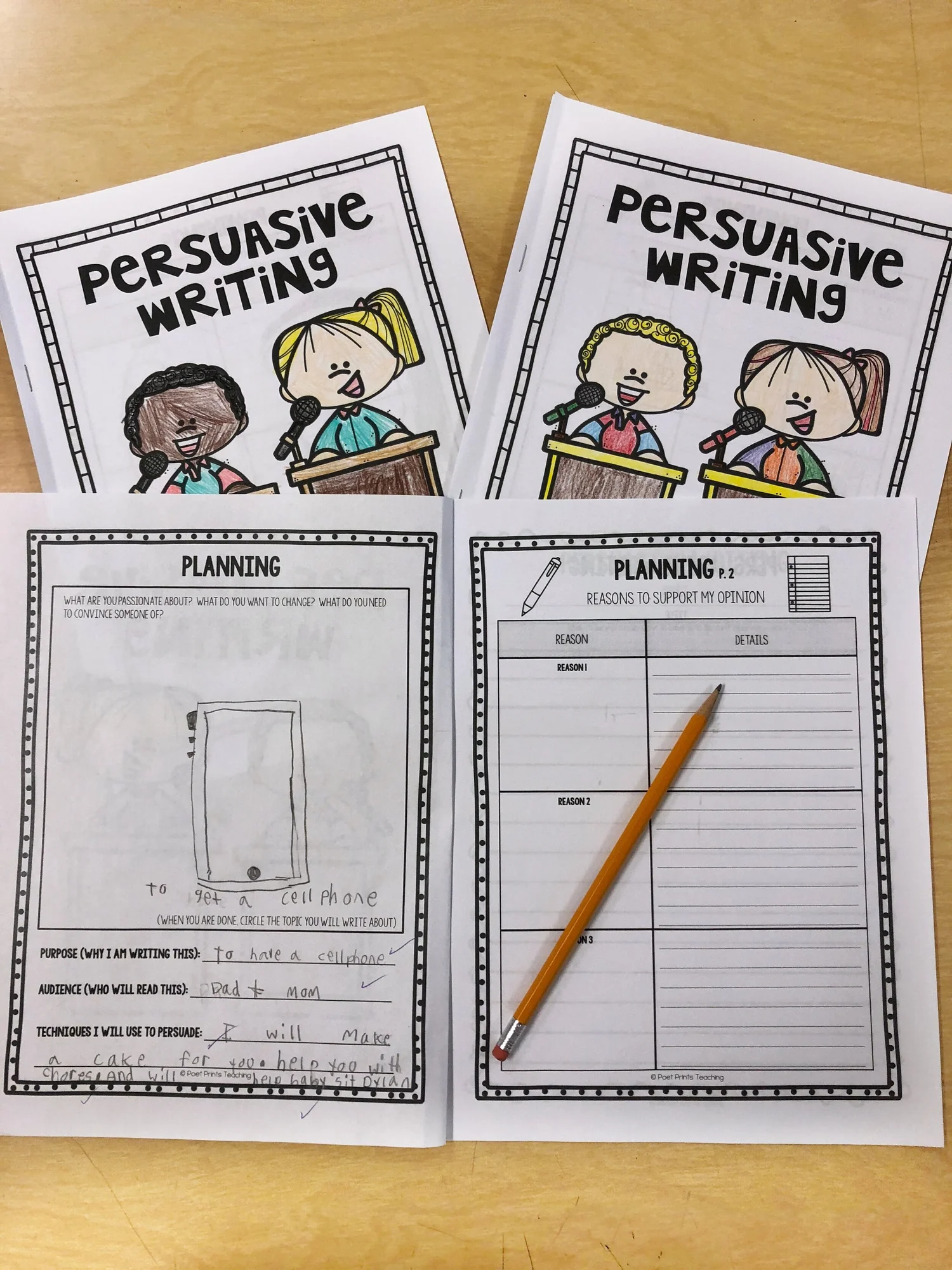 Persuasive Writing in Third Grade — Poet Prints Teaching