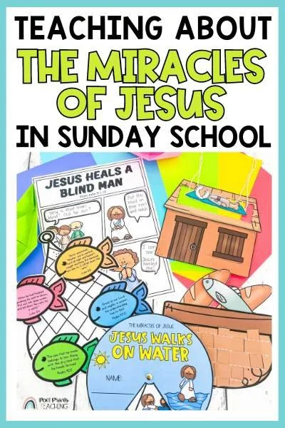 Miracles of Jesus - Bible Lessons for Kids — Poet Prints Teaching