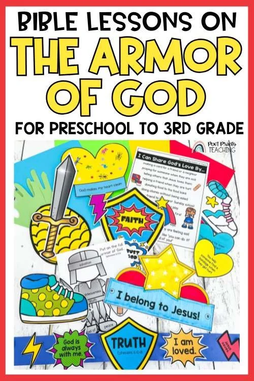 The Armor of God - Bible Lessons for Kids — Poet Prints Teaching