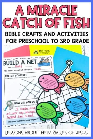 Jesus and the Miraculous Catch of Fish - Bible Lessons for Kids — Poet ...