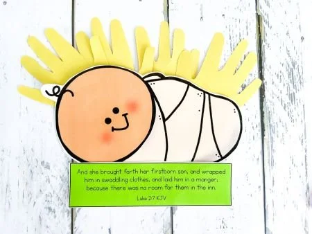 Jesus is Born - Christmas Bible Story Lessons for Kids — Poet Prints ...