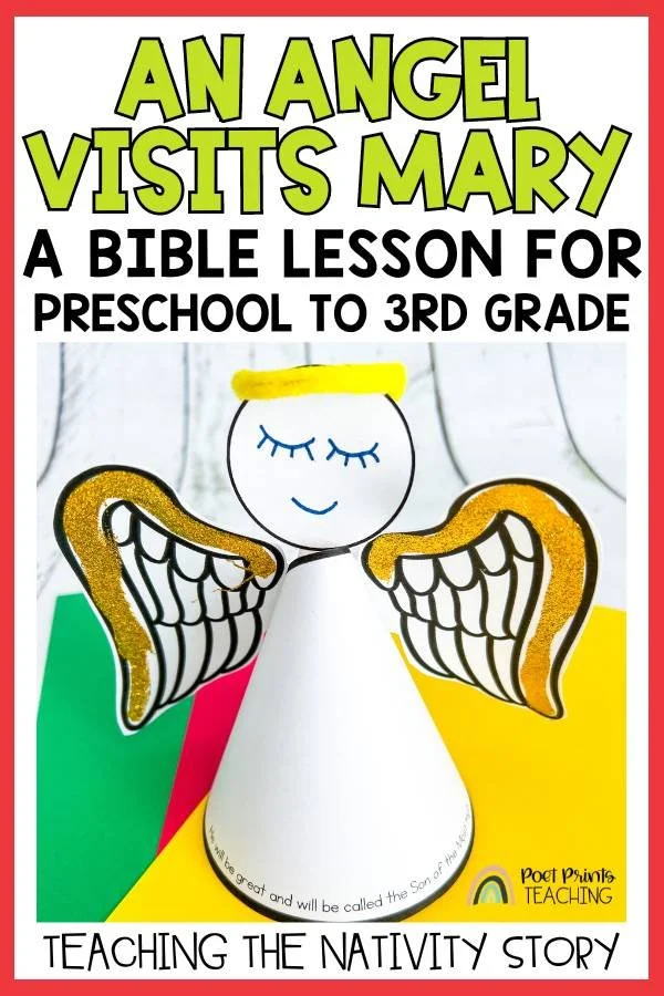 Gabriel Visits Mary - The Christmas Bible Story Lesson for Kids — Poet ...