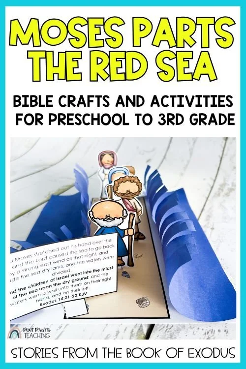 Moses and the Red Sea - Bible Craft and Lesson for Kids — Poet Prints ...