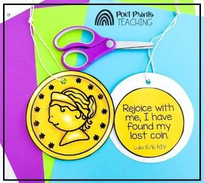 The Parable of the Lost Coin, Bible Lesson for Kids — Poet Prints Teaching