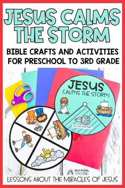 Jesus Calms the Storm - Bible Lessons for Kids — Poet Prints Teaching