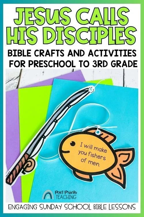 Jesus Calls His Disciples - Bible Lessons for Kids — Poet Prints Teaching