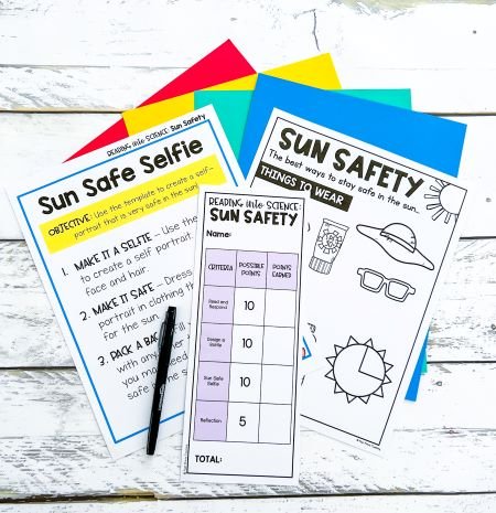 Sun Safety Activities for Kids — Poet Prints Teaching