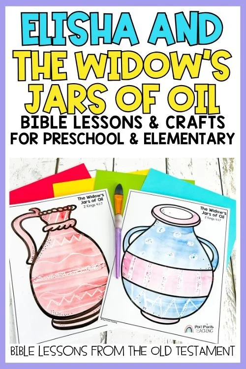 Elisha and the Widow’s Oil - Bible Lessons for Kids — Poet Prints Teaching