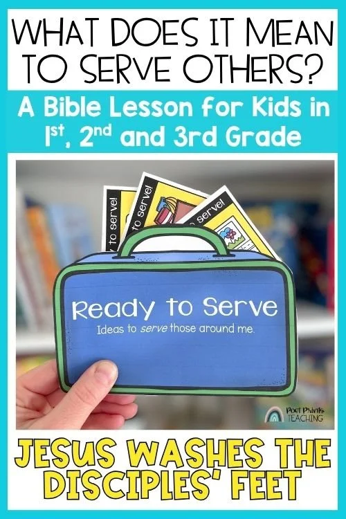 Jesus Washes His Disciples' Feet - Bible Lessons for Kids — Poet Prints ...