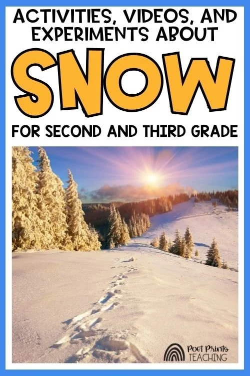 Winter Science Experiments about Snow for Kids — Poet Prints Teaching