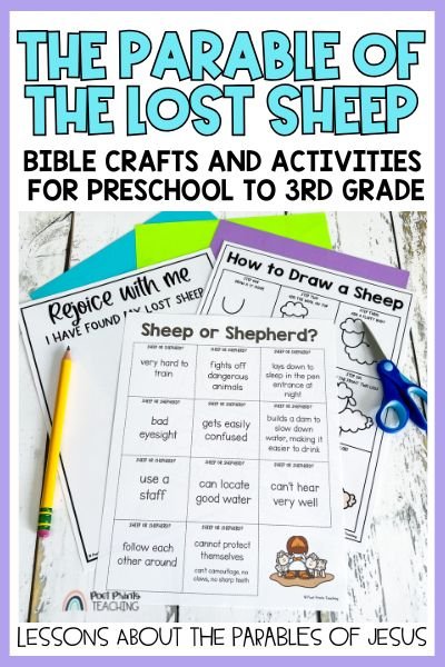 The Parable of the Lost Sheep, Bible Lesson for Kids — Poet Prints Teaching