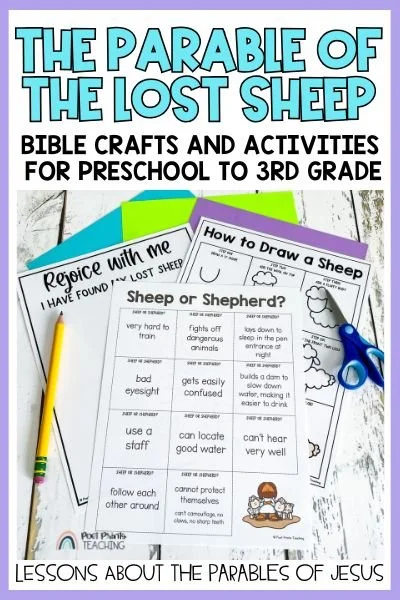 The Parable of the Lost Sheep, Bible Lesson for Kids — Poet Prints Teaching