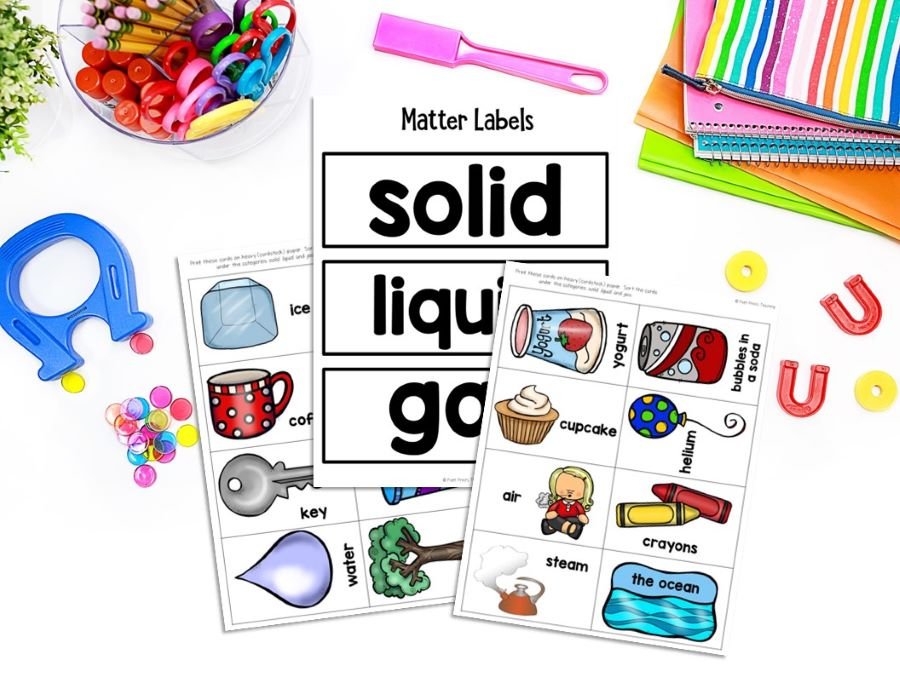 Properties of Matter and Materials for Kids — Poet Prints Teaching