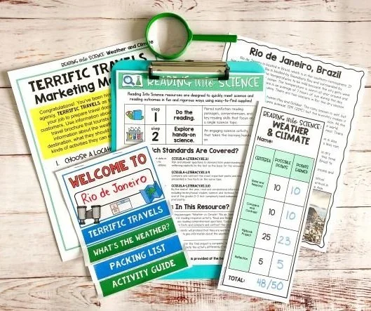 3rd Grade Science - Weather and Climate Activities — Poet Prints Teaching