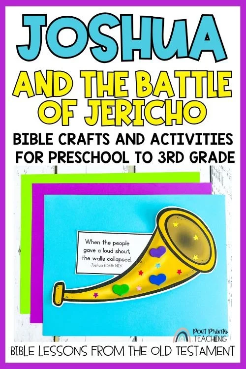 Joshua and the Walls of Jericho - Bible Lessons for Kids — Poet Prints ...