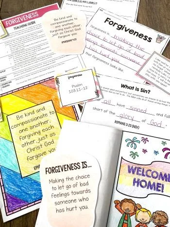 Forgiveness Bible Lessons for Kids — Poet Prints Teaching