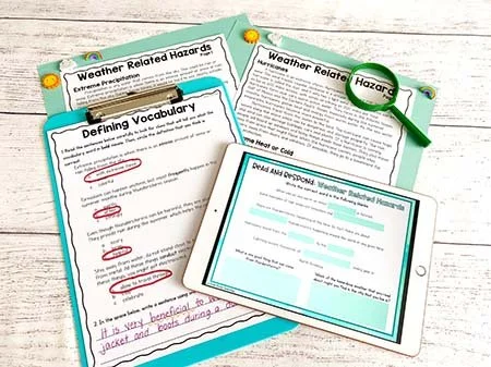 Weather-Related Hazards - Activities for 3rd Grade Science — Poet ...