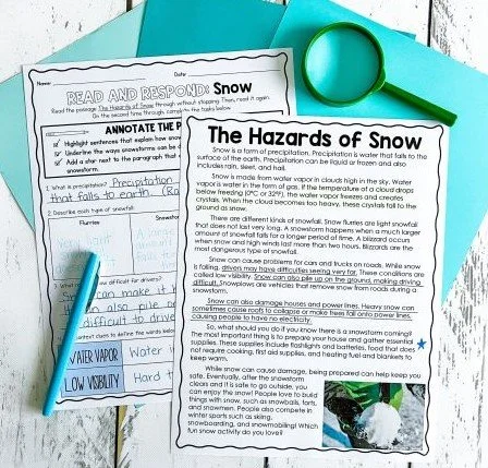 Winter Science Experiments about Snow for Kids — Poet Prints Teaching