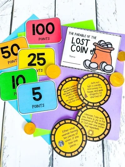 The Parable of the Lost Coin, Bible Lesson for Kids — Poet Prints Teaching