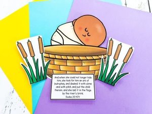 The Birth of Moses - Bible Story and Lesson for Kids — Poet Prints Teaching