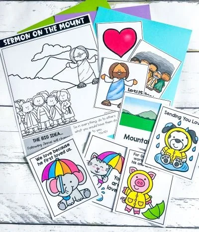 The Sermon on the Mount | Bible Lessons for Kids — Poet Prints Teaching
