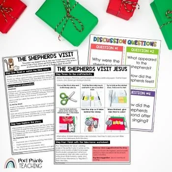 The Shepherds and Angels - Christmas Bible Lesson for Kids — Poet ...