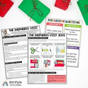 The Shepherds and Angels - Christmas Bible Lesson for Kids — Poet ...