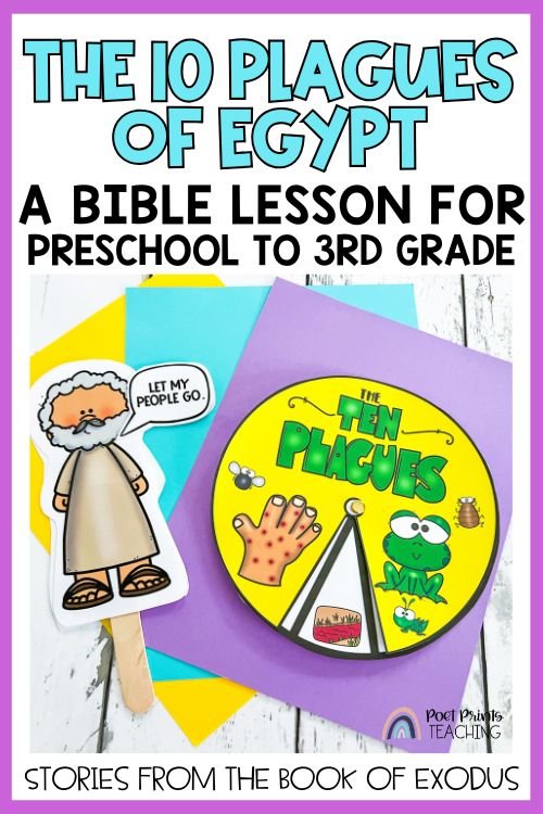 The Ten Plagues of Egypt Bible Lesson for Kids — Poet Prints Teaching