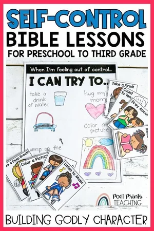 Self-Control Bible Lessons for Kids — Poet Prints Teaching