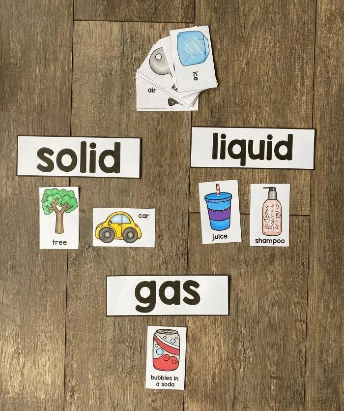 Properties of Matter and Materials for Kids — Poet Prints Teaching