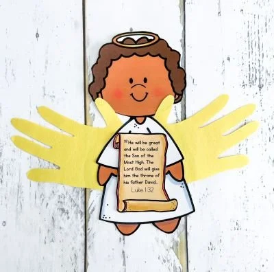 Gabriel Visits Mary - The Christmas Bible Story Lesson for Kids — Poet ...