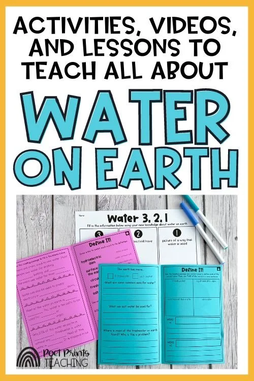 Water on Earth Activities for Kids — Poet Prints Teaching
