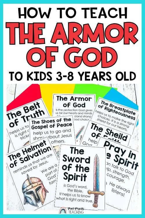 The Armor of God - Bible Lessons for Kids — Poet Prints Teaching