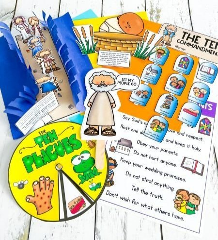 Moses Bible Lessons for Kids — Poet Prints Teaching