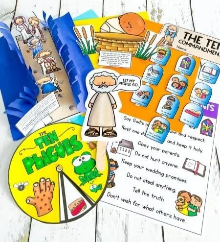 Moses Bible Lessons for Kids — Poet Prints Teaching