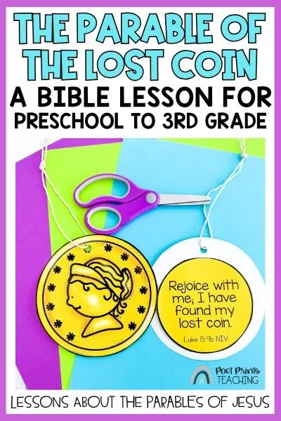 The Parable of the Lost Coin, Bible Lesson for Kids — Poet Prints Teaching
