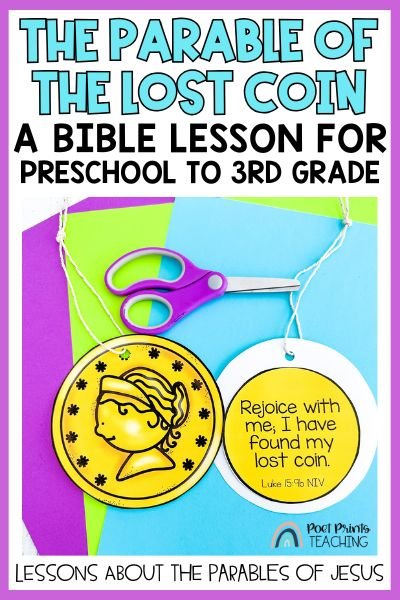 The Parable of the Lost Coin, Bible Lesson for Kids — Poet Prints Teaching