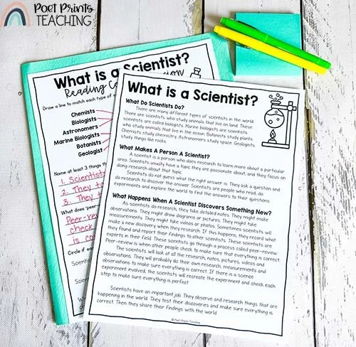 What Is a Scientist For Kids — Poet Prints Teaching