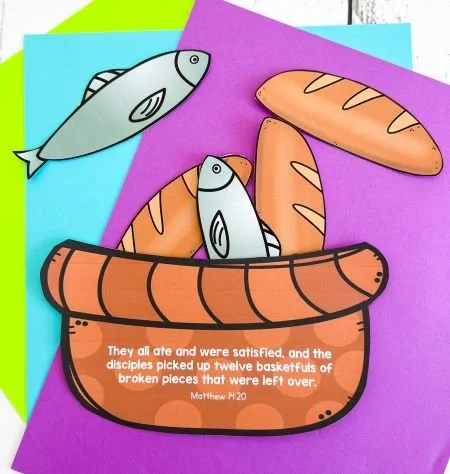 Jesus Feeds the 5000 - Bible Lessons for Kids — Poet Prints Teaching
