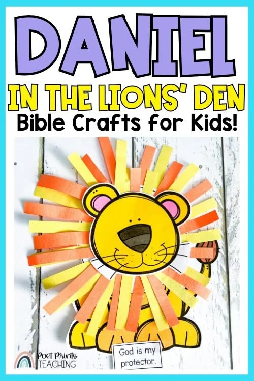 Daniel in the Lions' Den - Bible Lessons for Kids — Poet Prints Teaching