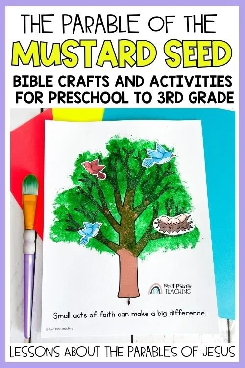 The Parable of the Mustard Seed - Bible Lessons for Kids — Poet Prints ...