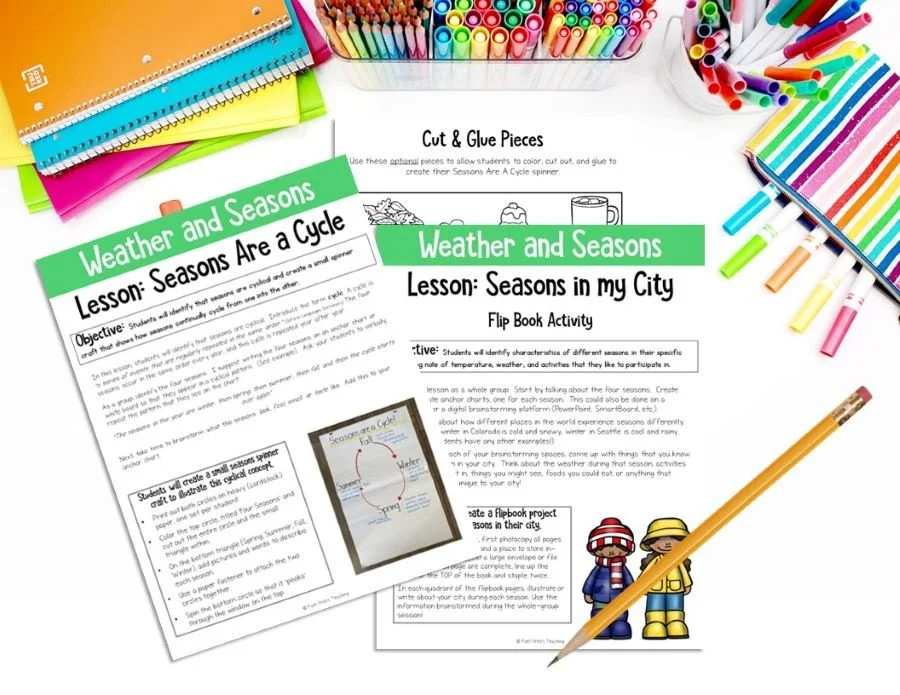 Activities and Experiments About Seasons — Poet Prints Teaching