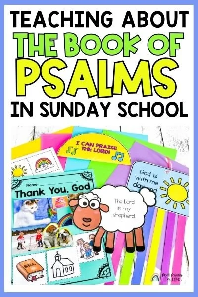 The Book of Psalms - Bible Lessons for Kids — Poet Prints Teaching